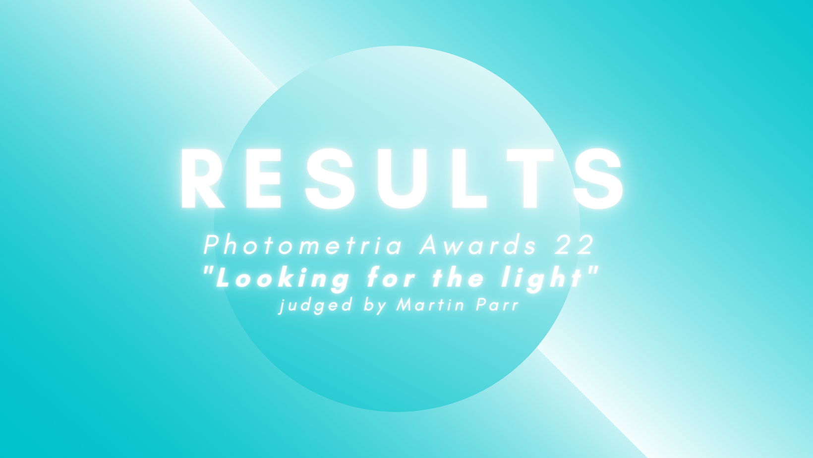 Results Announcement - Photometria Awards 2022 “Looking for the light ...